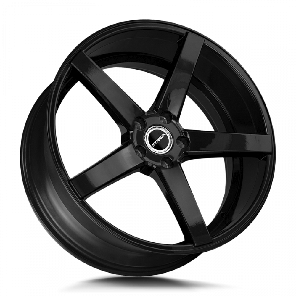 Strada Perfetto Gloss Black 22x8.5 5x114.3 +40 | Car, Truck & SUV ...